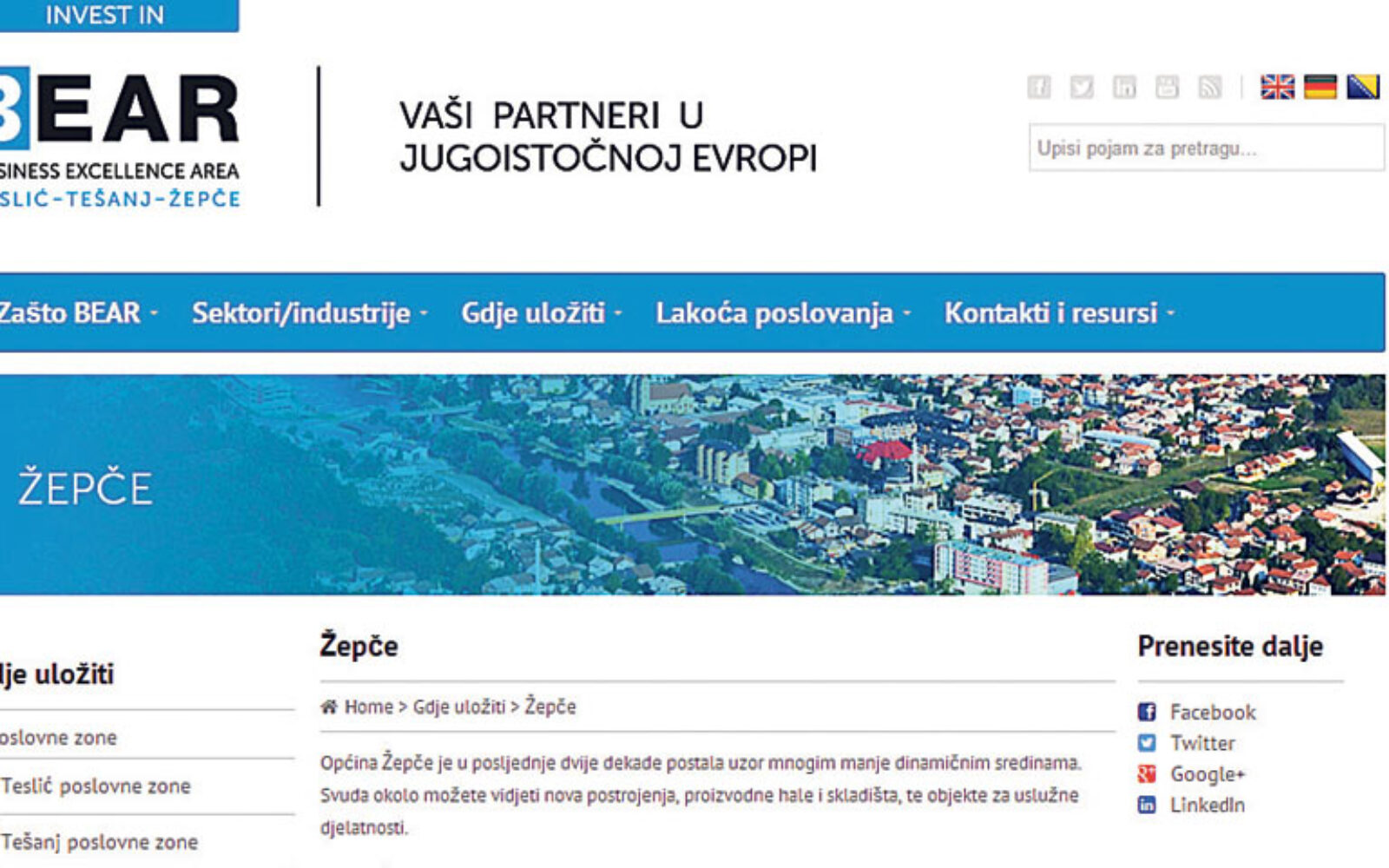 BiH gradovi među najboljima za ulagače - Poslovni dnevnik