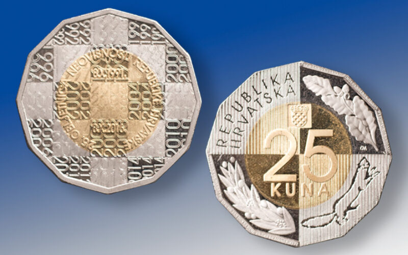 HNB pustio u optjecaj prigodnu kovanicu od 25 kuna: Evo kako je ...