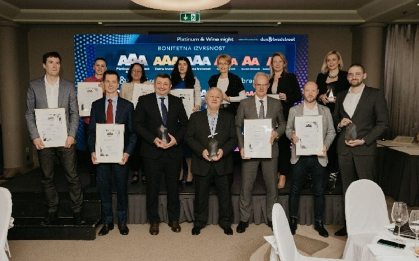 Održan D&B Platinum & Wine night za najuspješnije "Platinaste" tvrtke u Hrvatskoj - Poslovni dnevnik